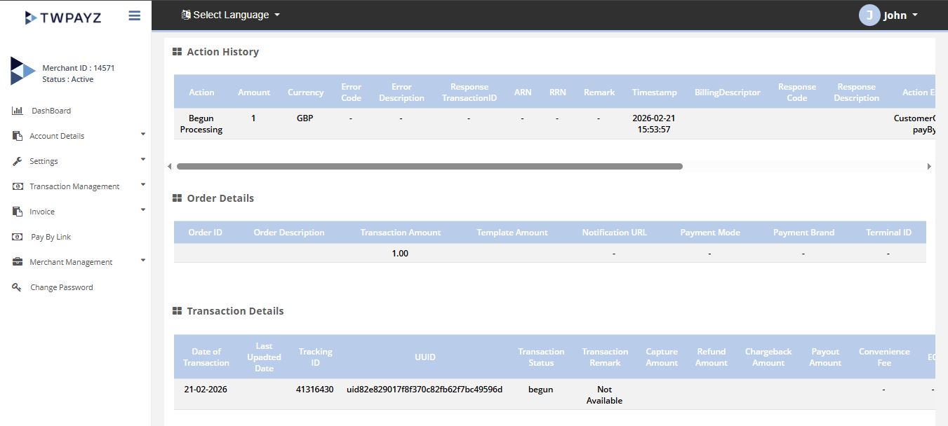 Transaction Management